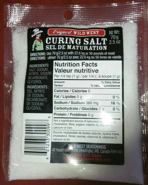 Wild West - Curing Salt (70 g) – The BBQ Emporium